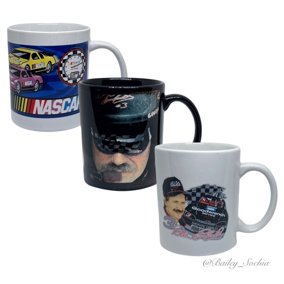 Nascar | Dining | Vintage Nascar Dale Earnhardt Mug Bundle | Poshmark